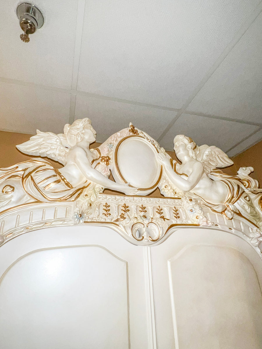 Gold armoire store