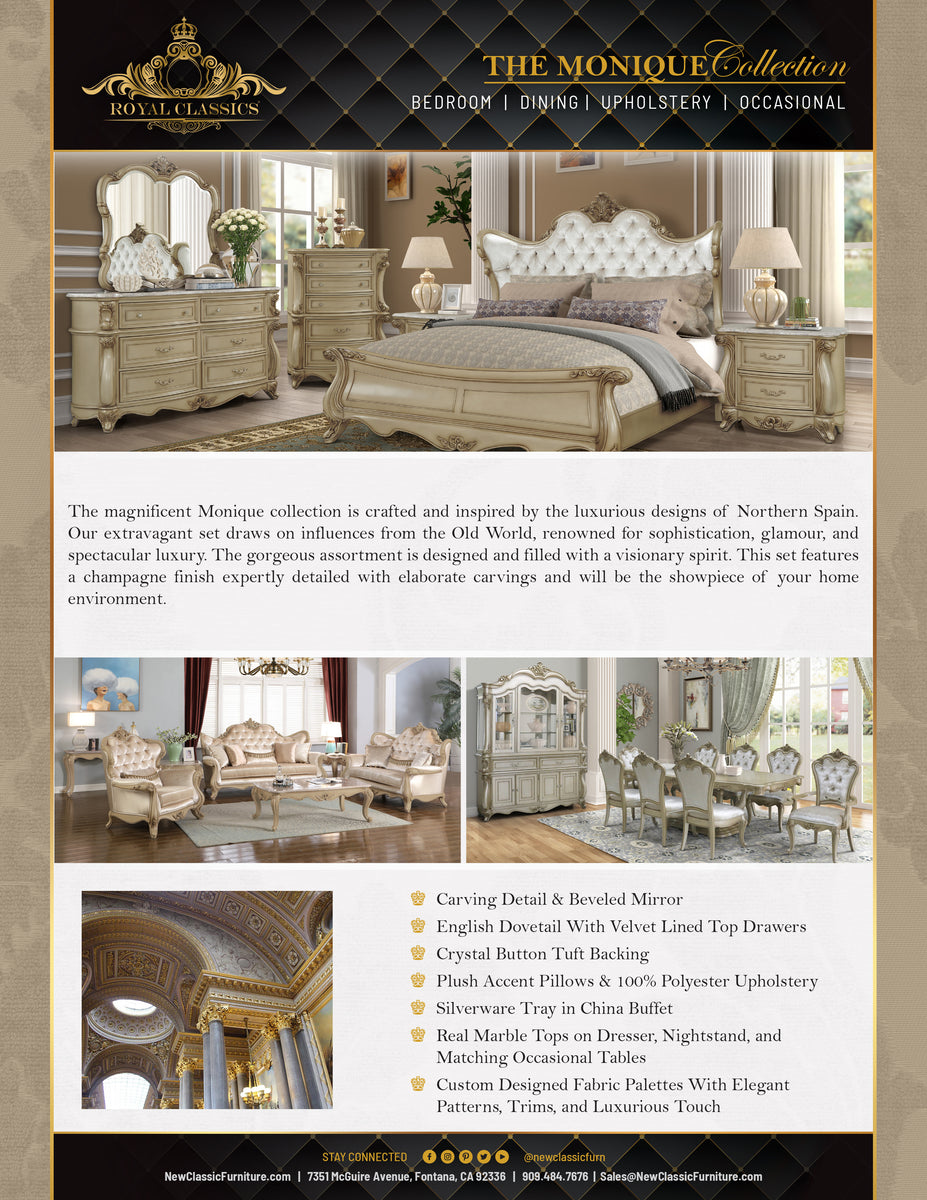 Monique Coffee Table – Gallery Furniture of Central Florida